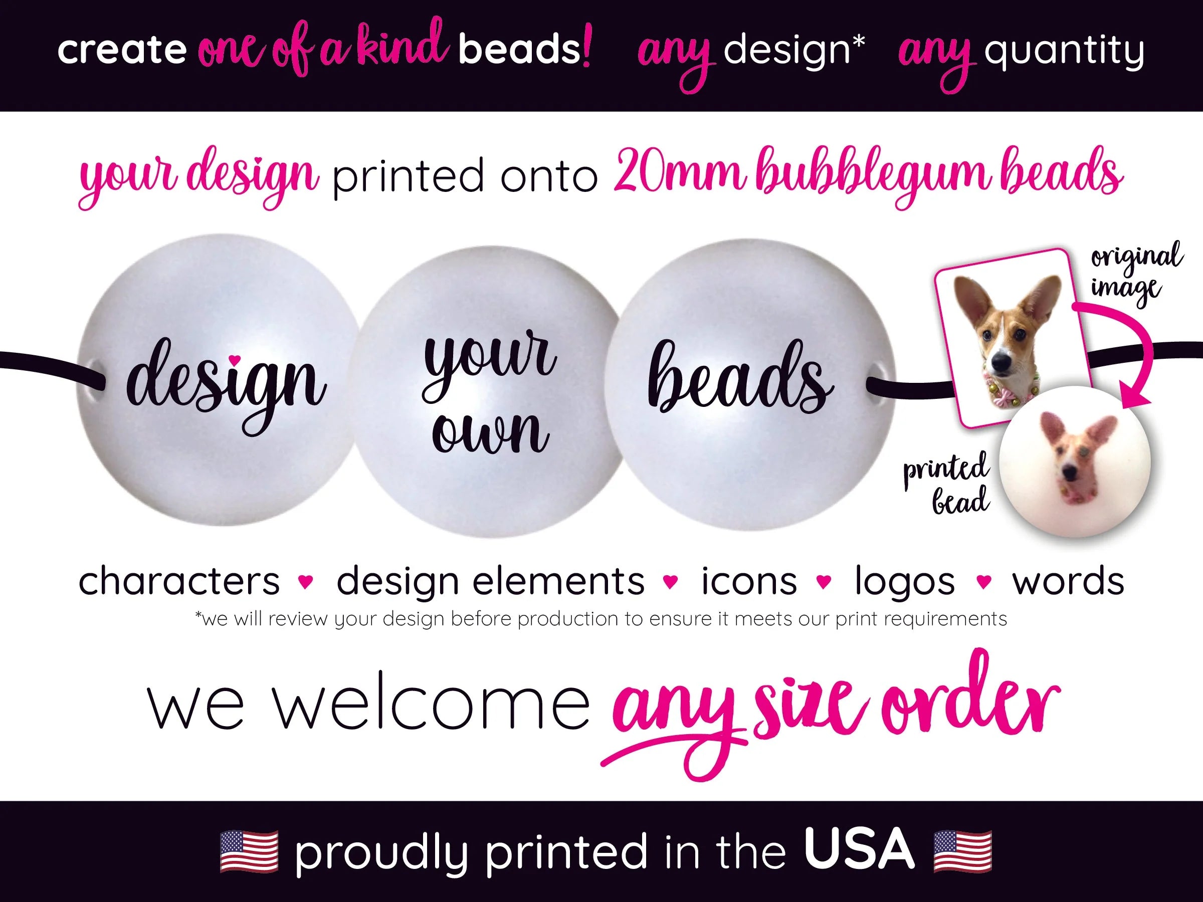 custom beads – Bubblegum Beads AZ