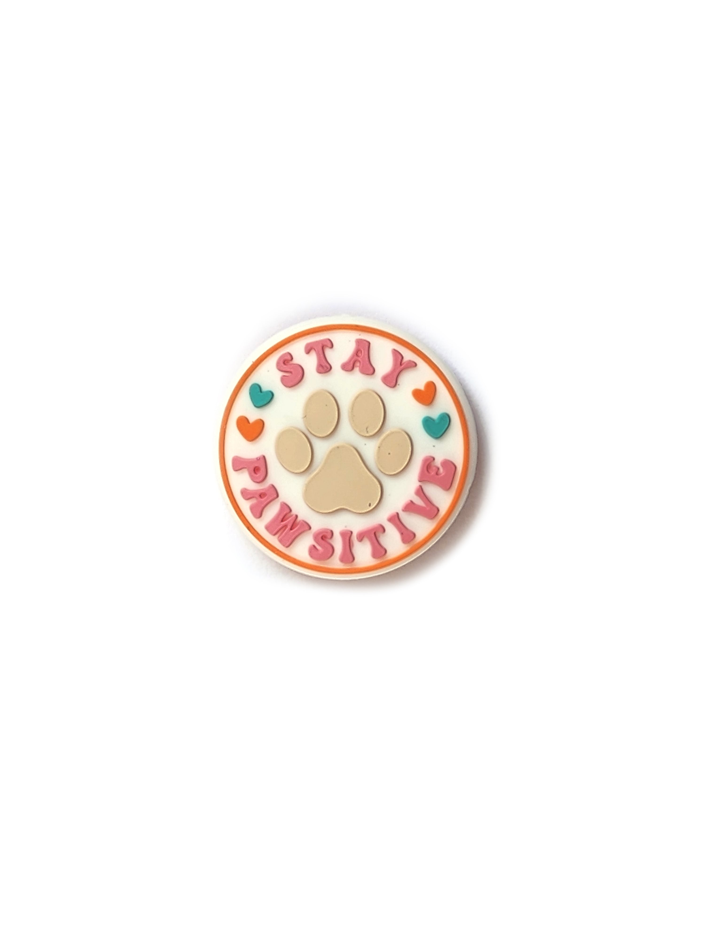 stay pawsitive silicone focal beads – Bubblegum Beads AZ